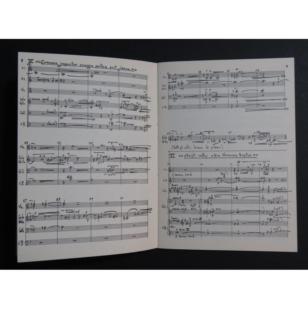 SMITH BRINDLE Reginald Via Crucis Orchestre à cordes 1962