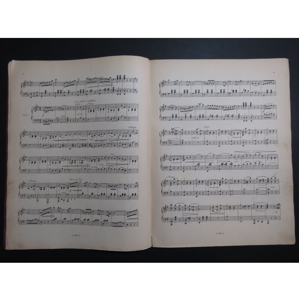 RICO Joseph La Seduzione Piano 1909