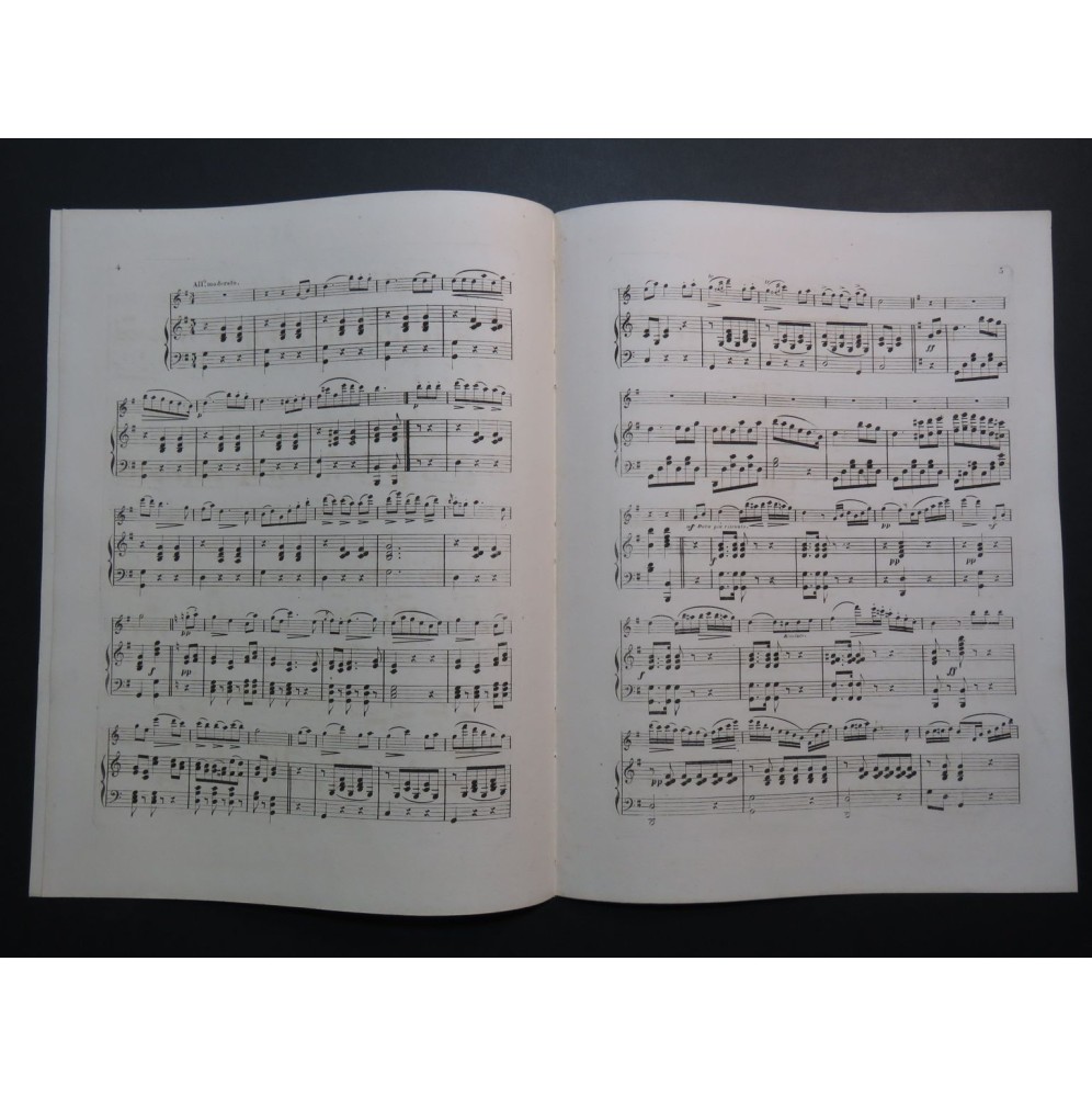 RÉMUSAT Jean Staefa Caprice Air Suisse op 43 Piano Flûte ca1860
