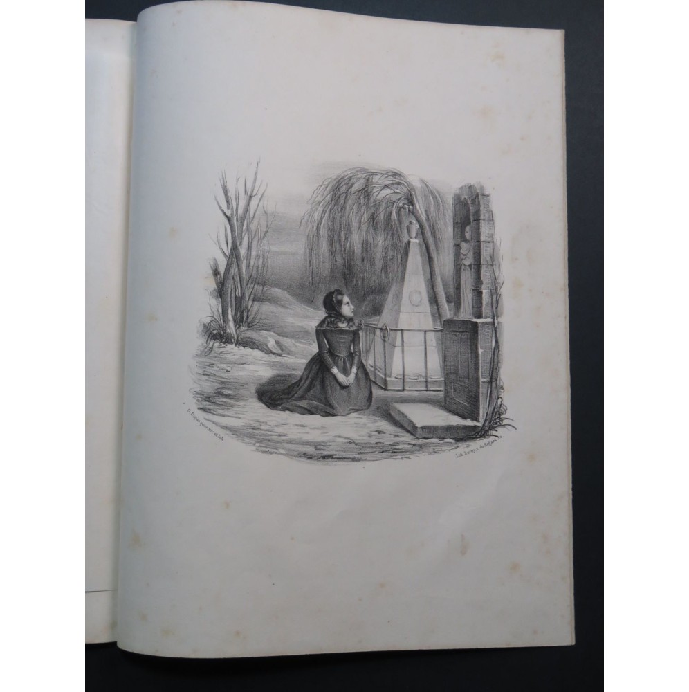 LAMBILLOTTE Abbé Mélodies Religieuses Romances à Marie Chant Piano 1841